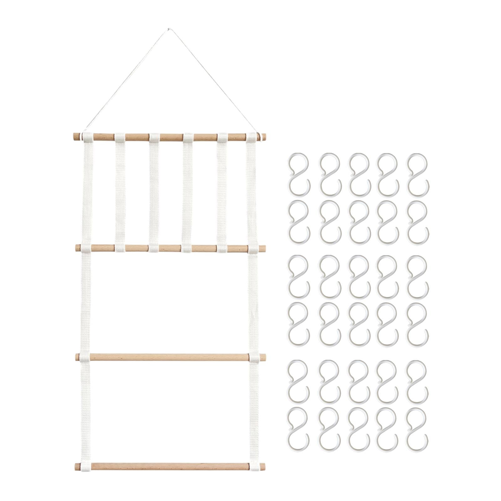 Wooden Hair Bow Holder Storage Display Hairbands Organizer Rack for ...