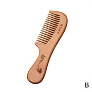Onedor Handmade 100% Natural Green Sandalwood Hair Combs - Anti-Static ...