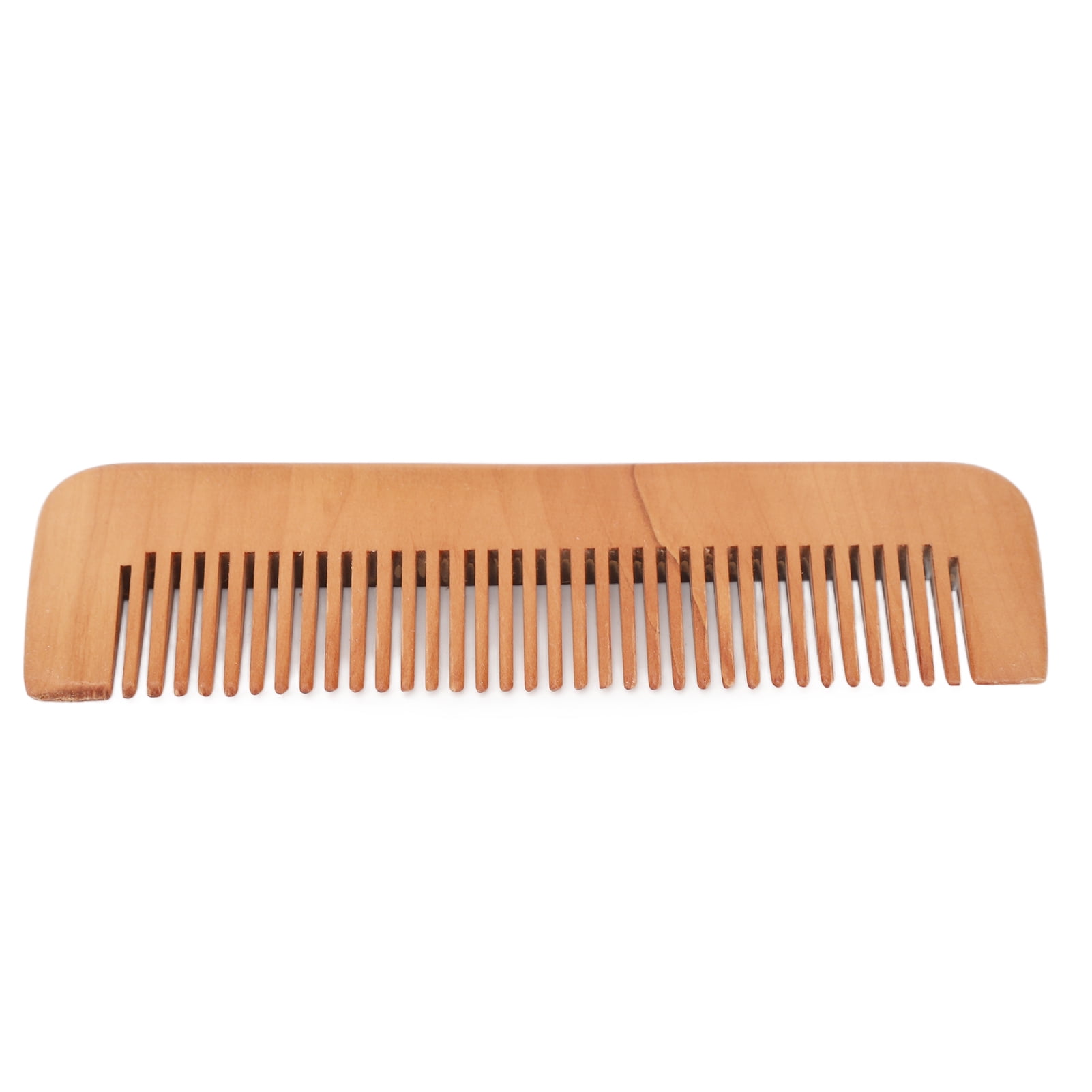Wooden Hair Comb Small Pocket Sized Peach Wood Beard Comb for Men Women ...