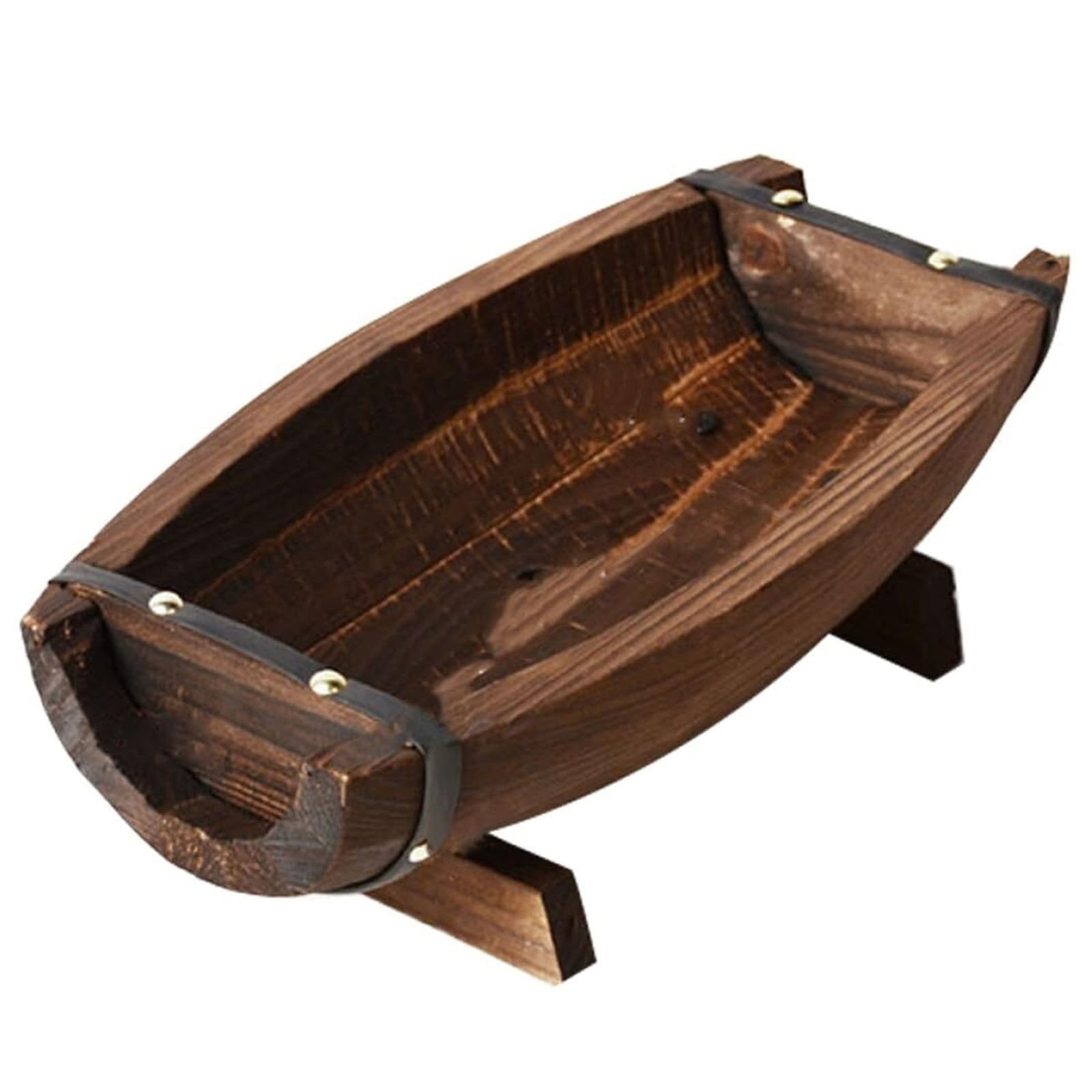 Wooden Half Barrel Planter Decorative Flower Pot for Use for Weddings ...
