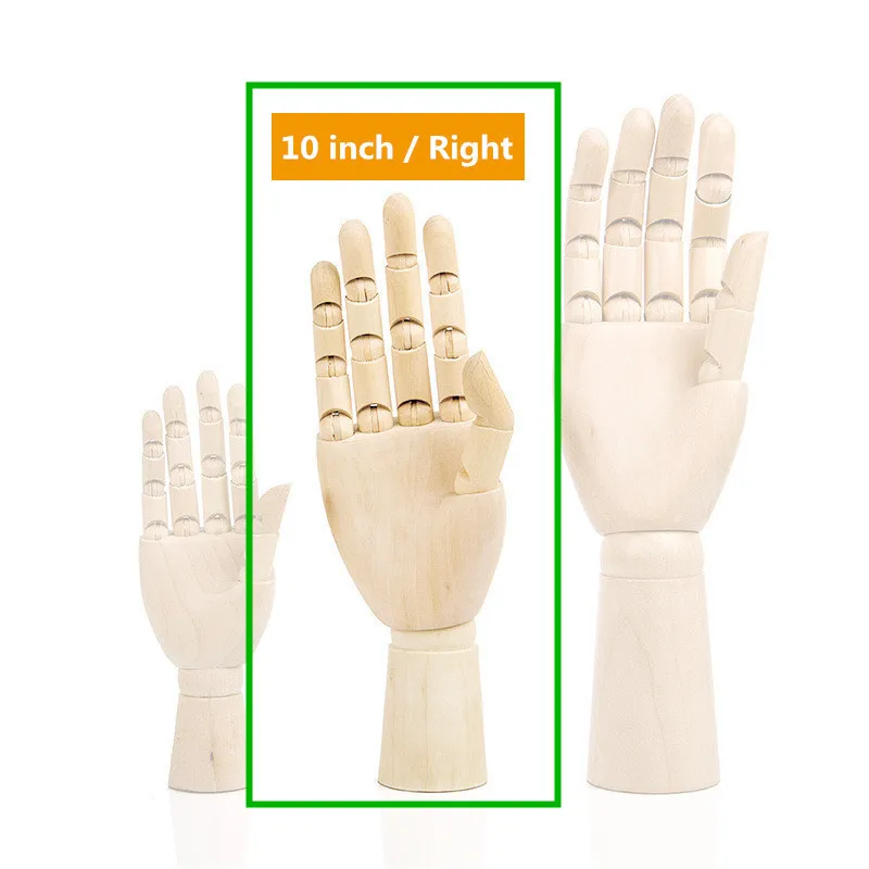 Wooden Hand Body Draw Action Toys Drawing Sketch Mannequin Model ...