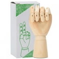 Wooden Hand Model Flexible Artists Hand Figure Sketching Model Solid ...