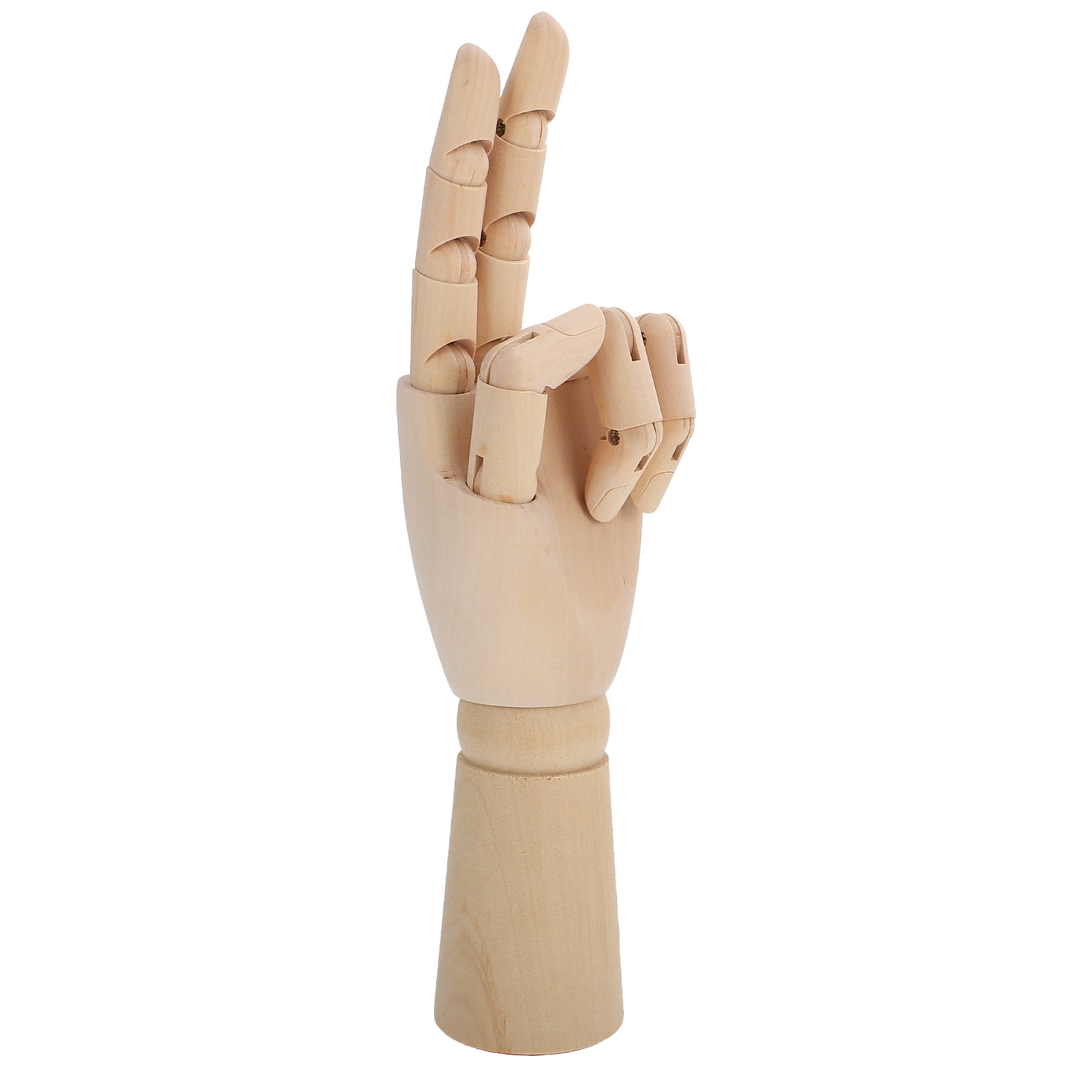 Wooden Hand Model Flexible Moveable Fingers Hand Manikin Hand Figure ...
