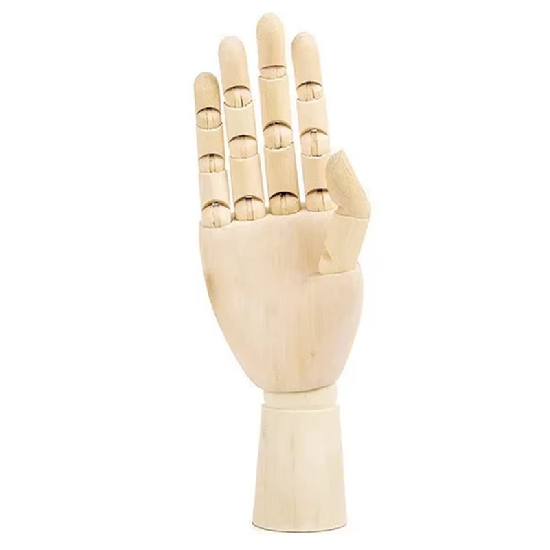 Wooden Hand Model Hand Figurines Rotatable Joint Drawing Sketch ...
