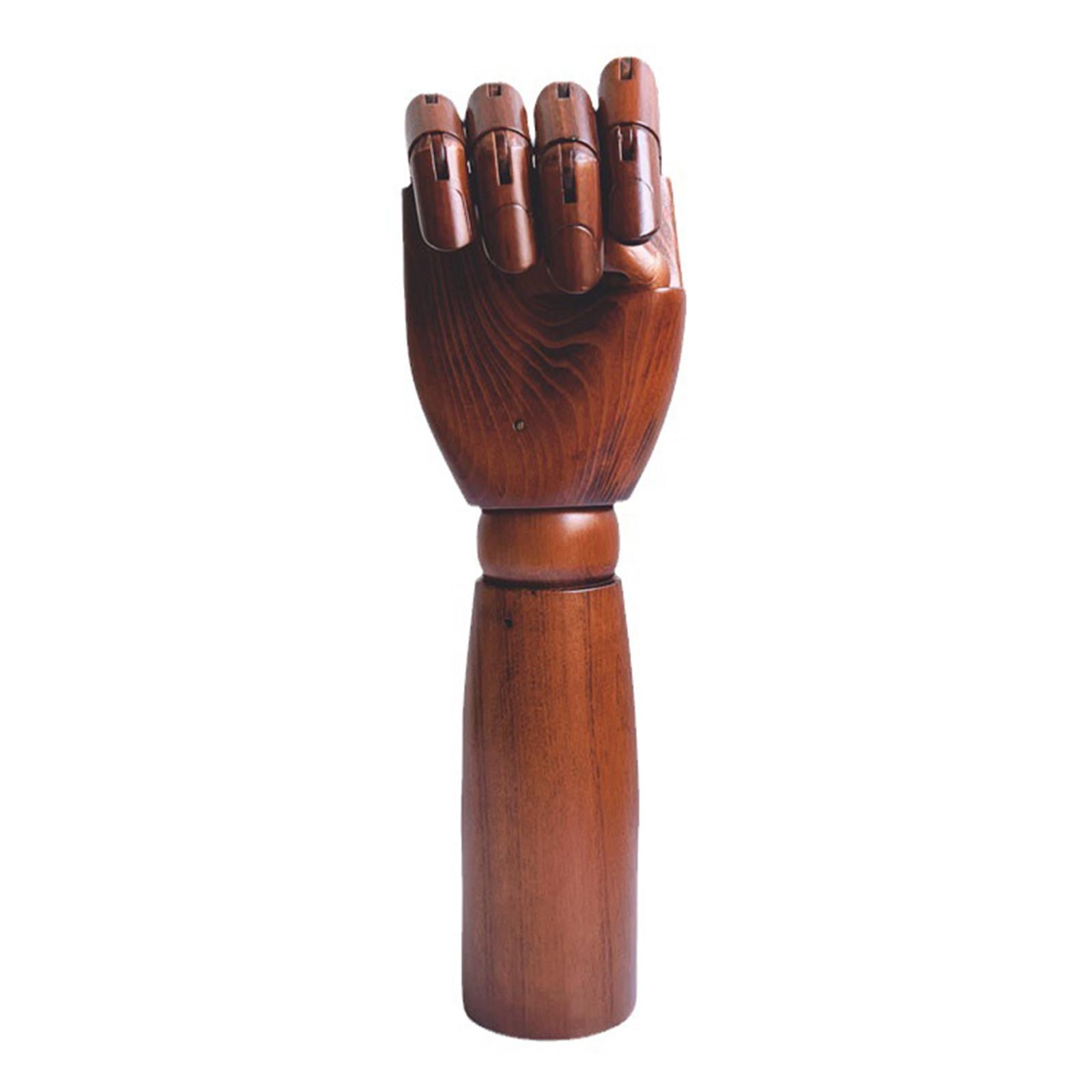 Wooden Hand Model Wood Hand Sculpture Bracelet Organizer Artists Hand ...