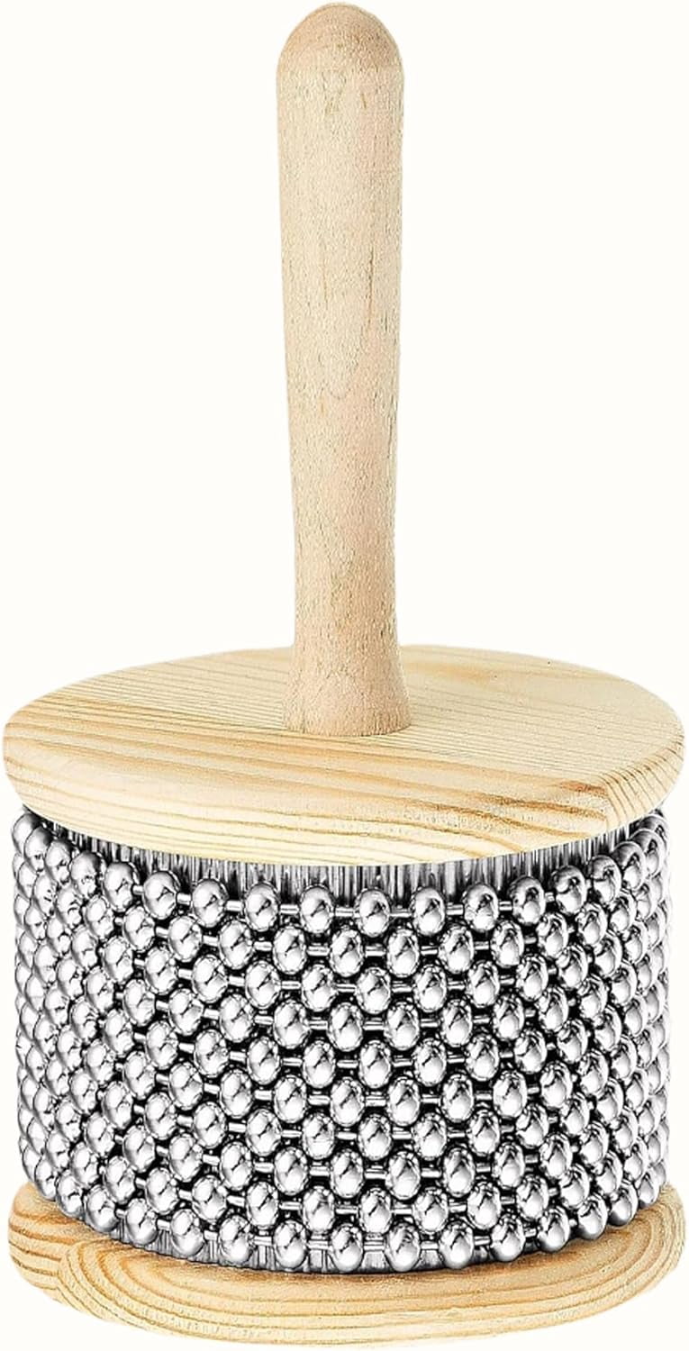 Wooden Hand Percussion Cabasa Instrument: Hand Shaker Percussion ...