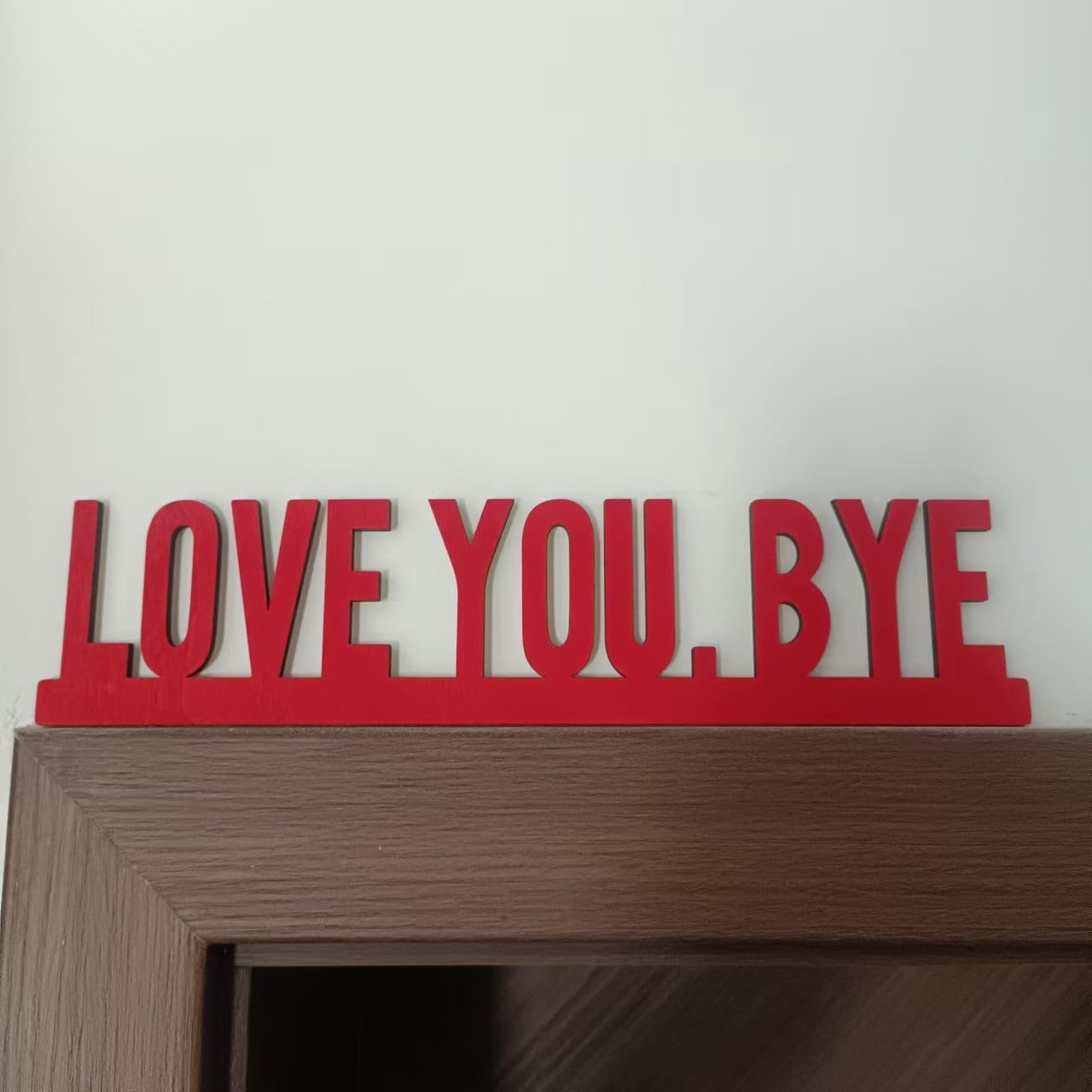Wooden Handicraft Letter Ornaments - Rustic Right Angle Door ...