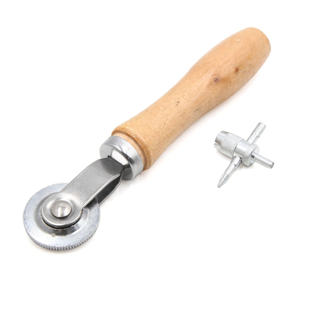 Wooden Handle Bearing Roller Auto Car Tire Repair Tube Patch w Remover ...