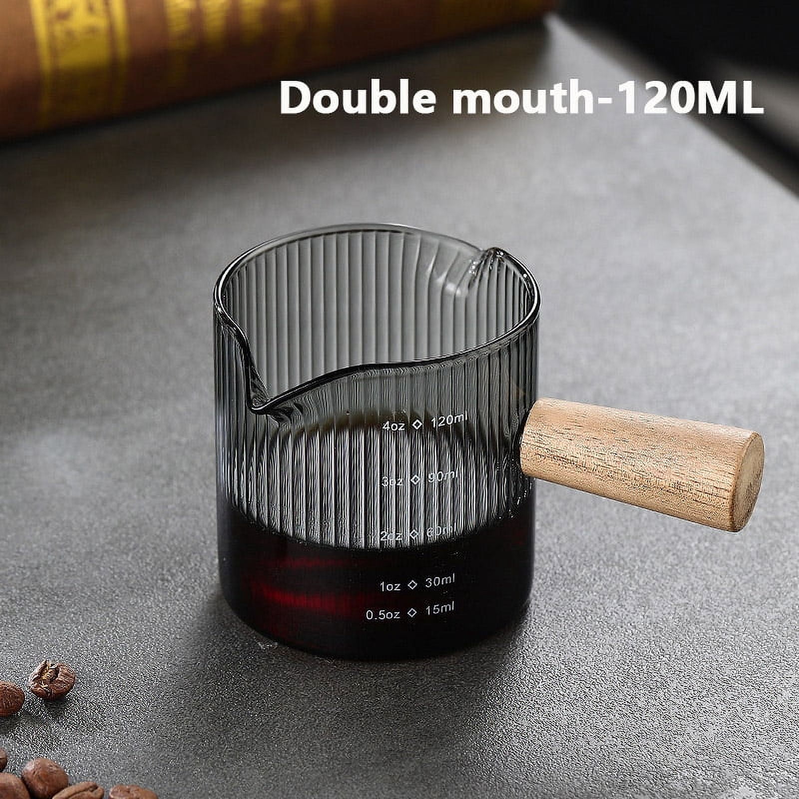 Wooden Handle Single And Double Mouth Small Milk Cup 90/120/180ML ...