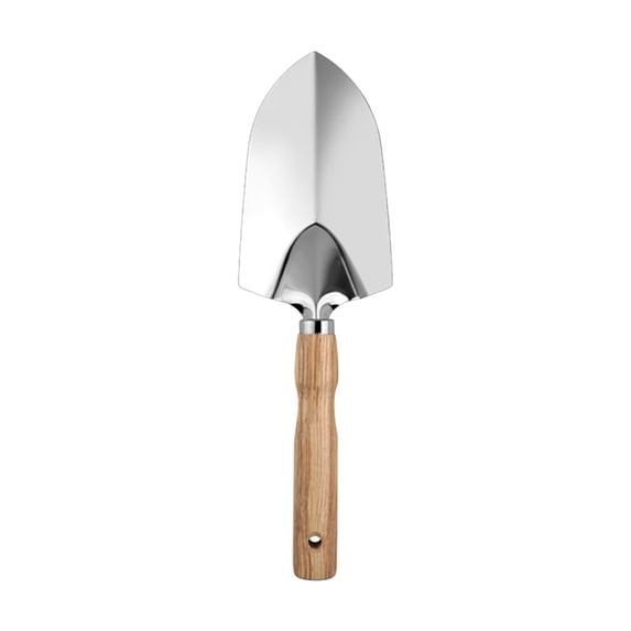 Wooden Handle Stainless Steel Garden Shovel - Rust-Resistant Digging ...