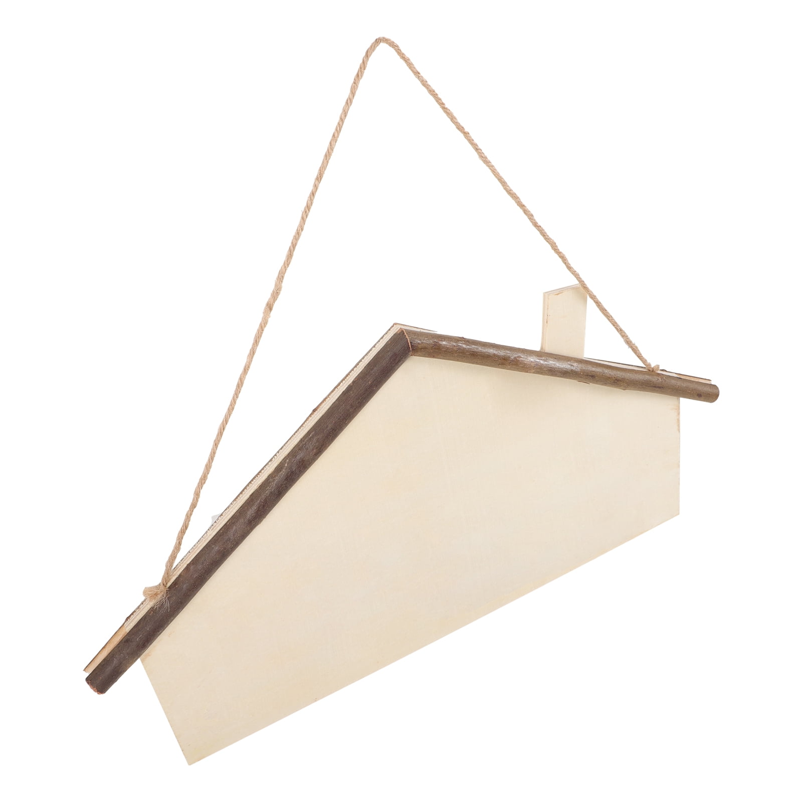 Wooden Hang Tag Emblems Wooden Sign Blank DIY Home Decor Decorative ...