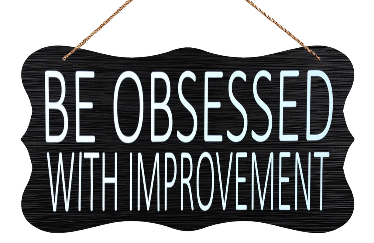 Wooden Hanging Sign Be Obsessed Wood Work Office Sign Wooden Sign ...
