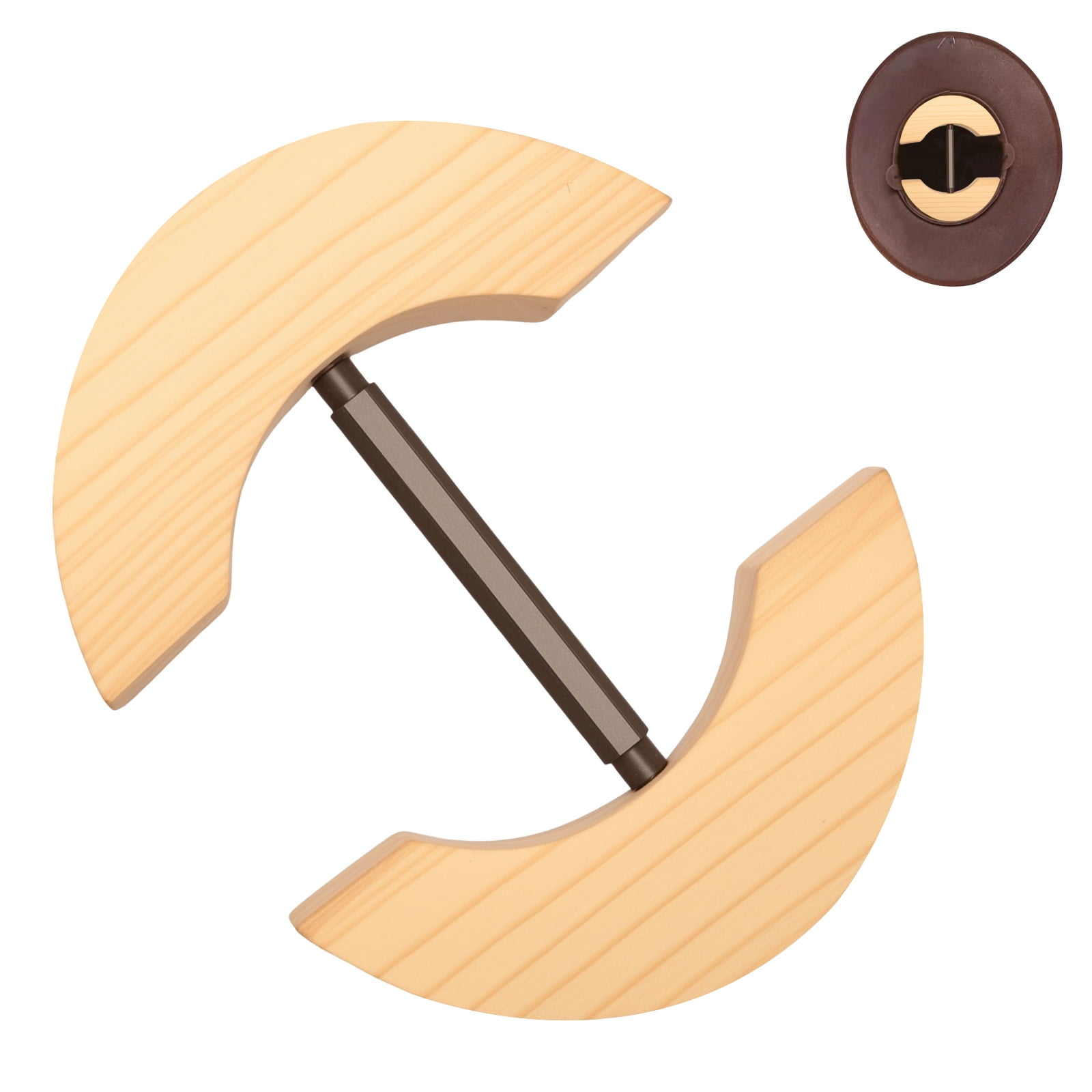 Wooden Hat Stretcher Adjustable Cowboy Hat Jack Stretcher with Metal ...