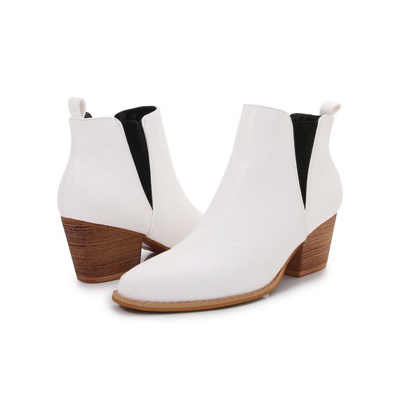 Wood Heel Boots