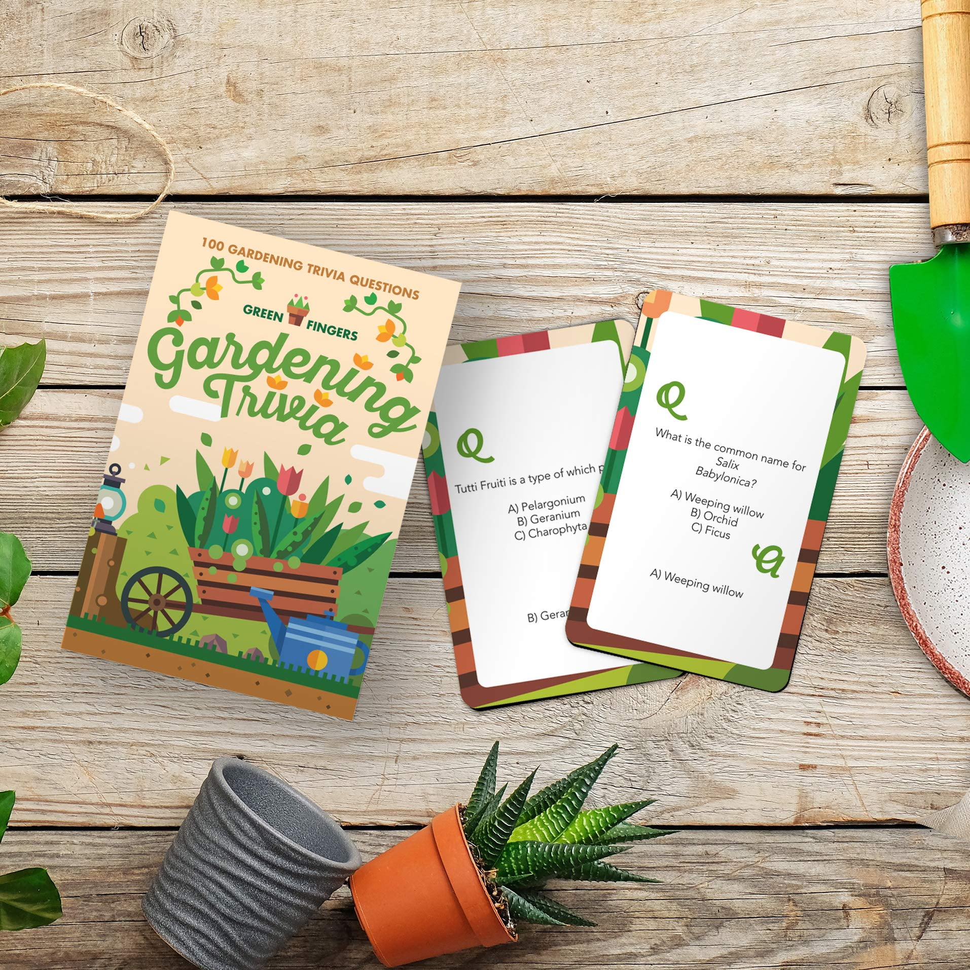Gift Republic Gardening Trivia MMF7 Cards. Pocket-Sized Quiz Game with ...