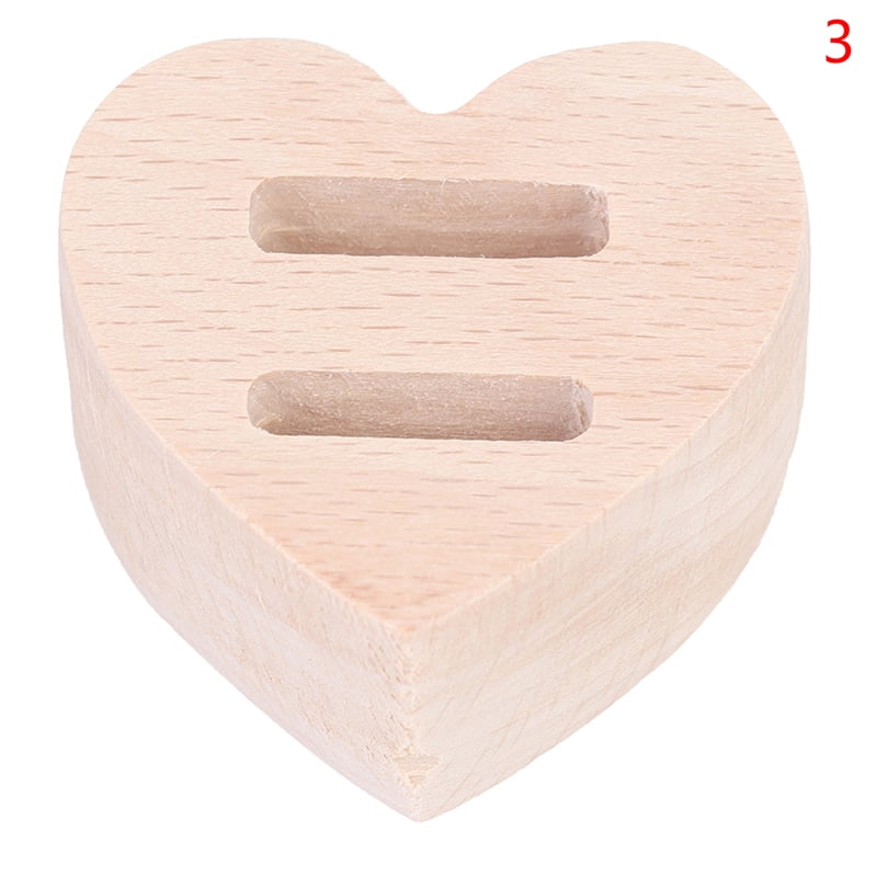 Wooden Hexagon Ring Display Stand Couples Rings Storage Rack Jewelry ...