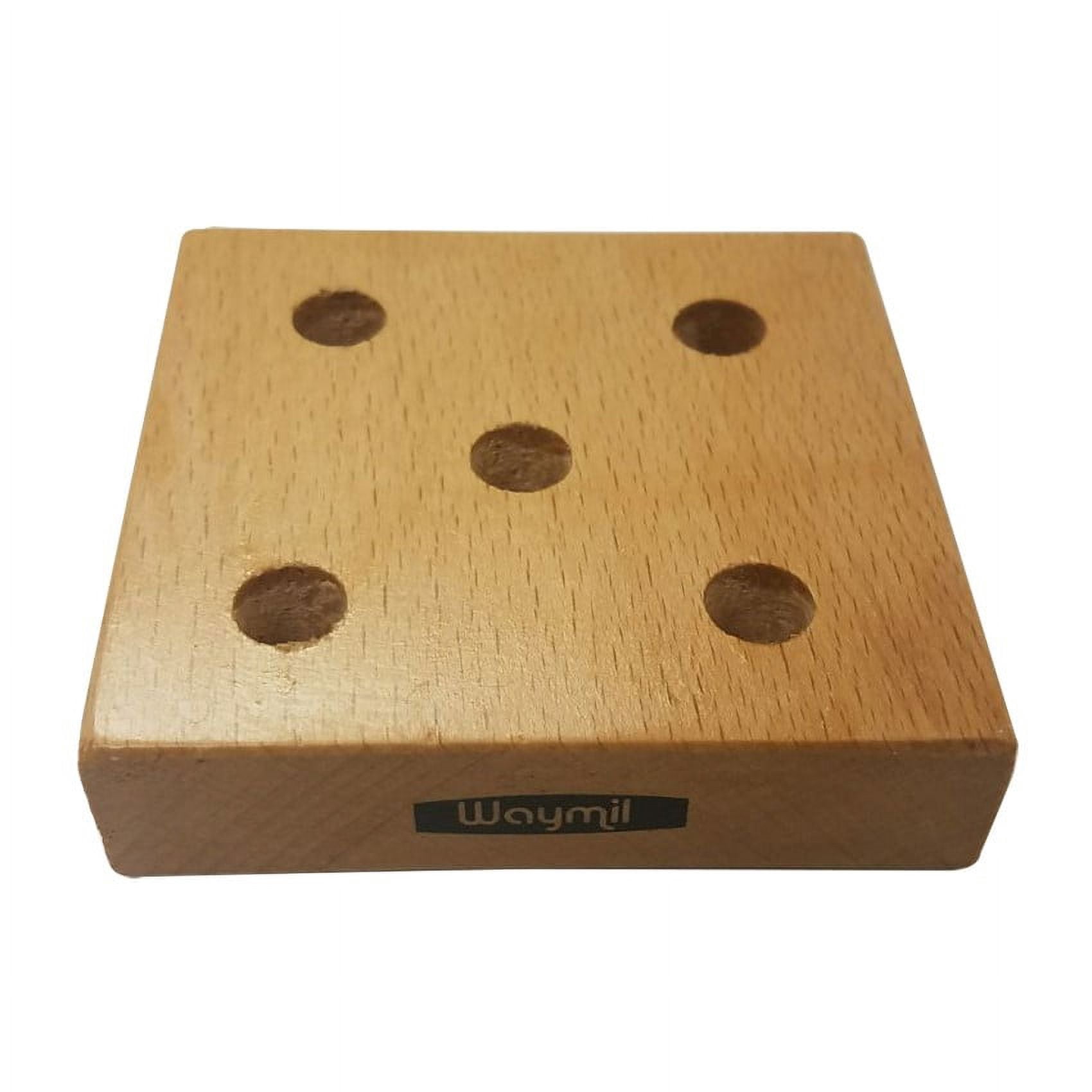 Wooden Holding Stand, For 3/8" Metal Punch Stamps Storage jewelry tool ...