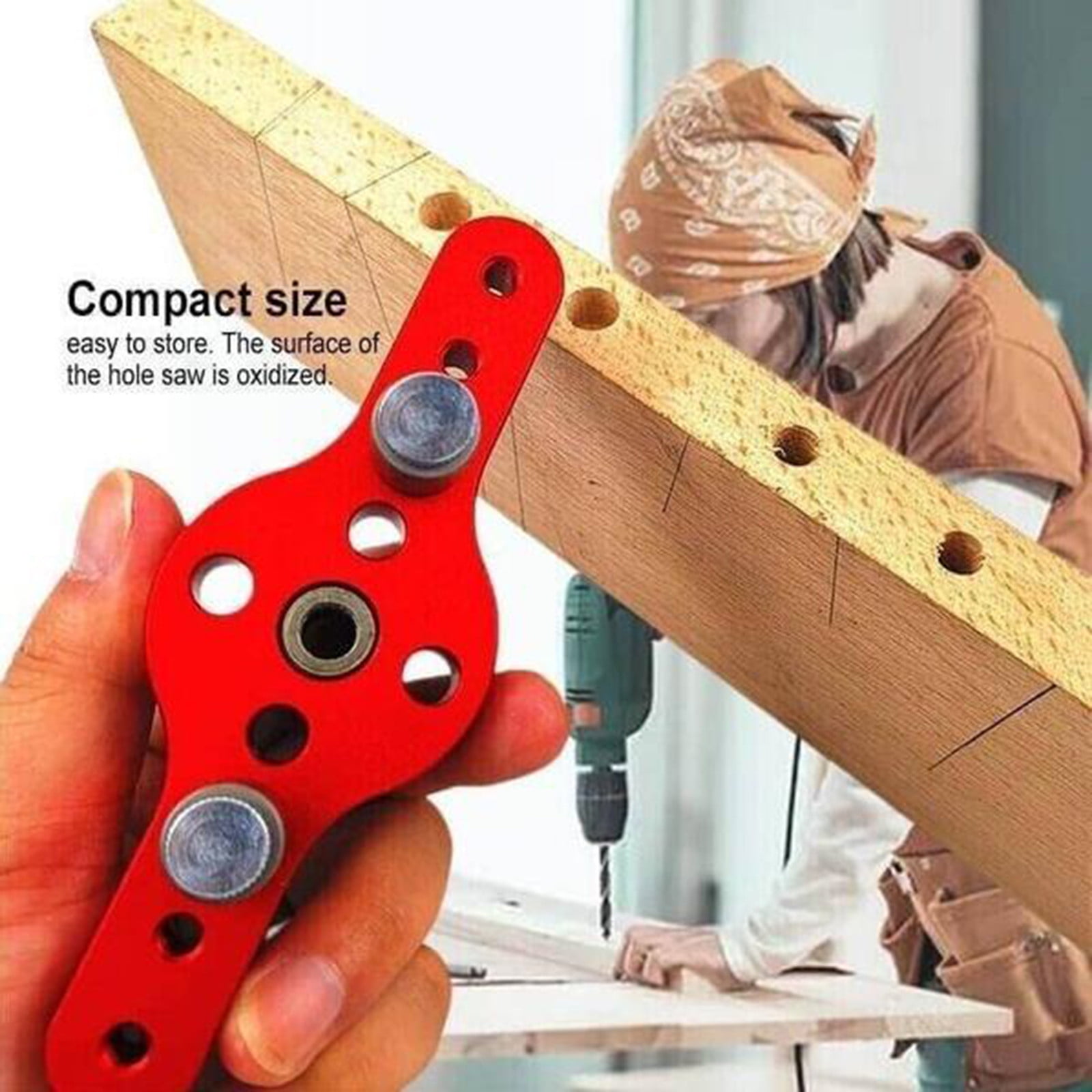 Wooden Hole Opener, Home Punch Tool, Easy Grip Handle + Precision ...