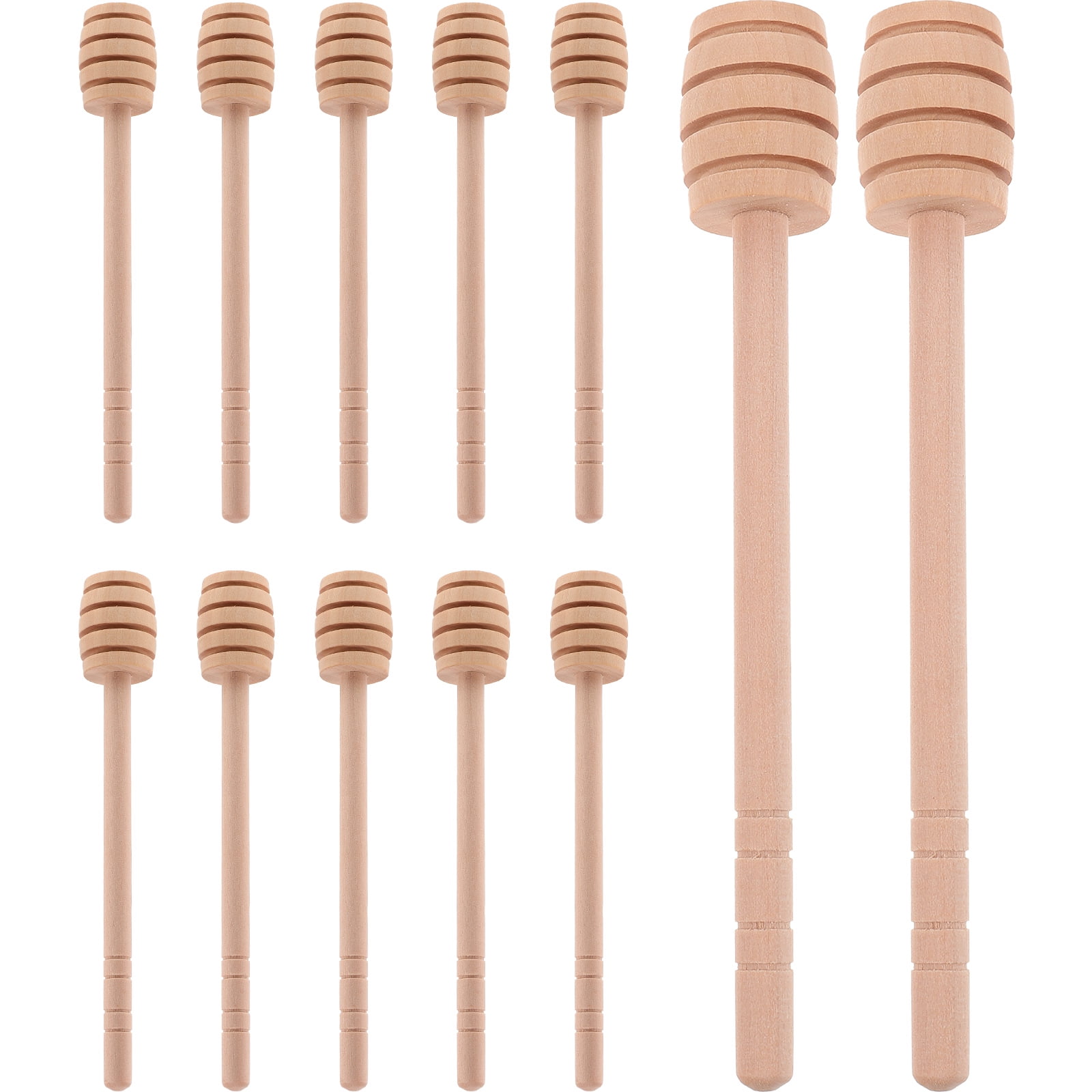 Wooden Honey Dipper Sticks Dropper Fruit Syrup Caramel Household ...