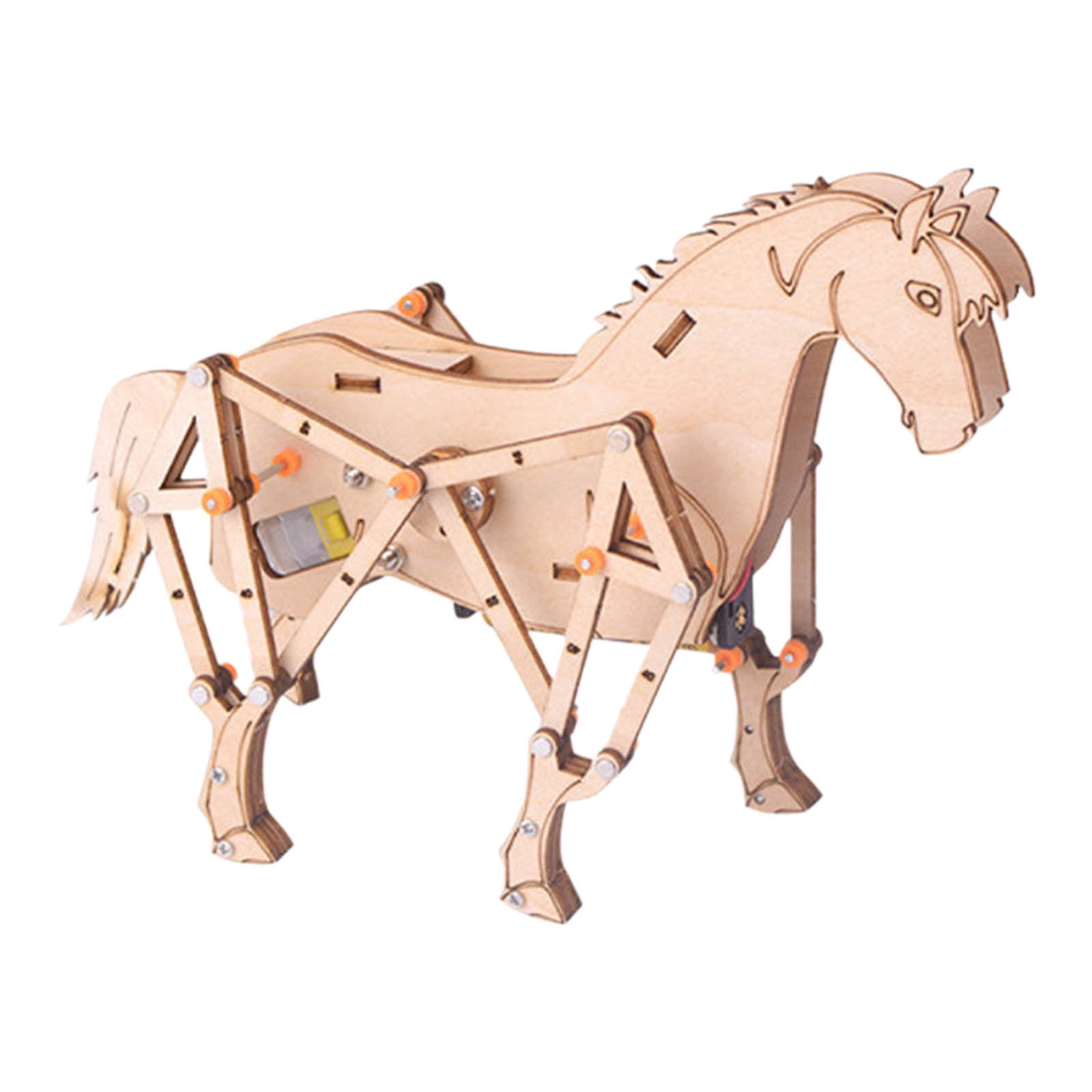 Wooden Horse Puzzle, Model Building Set, 3D Wooden Puzzle，Brain Game ...
