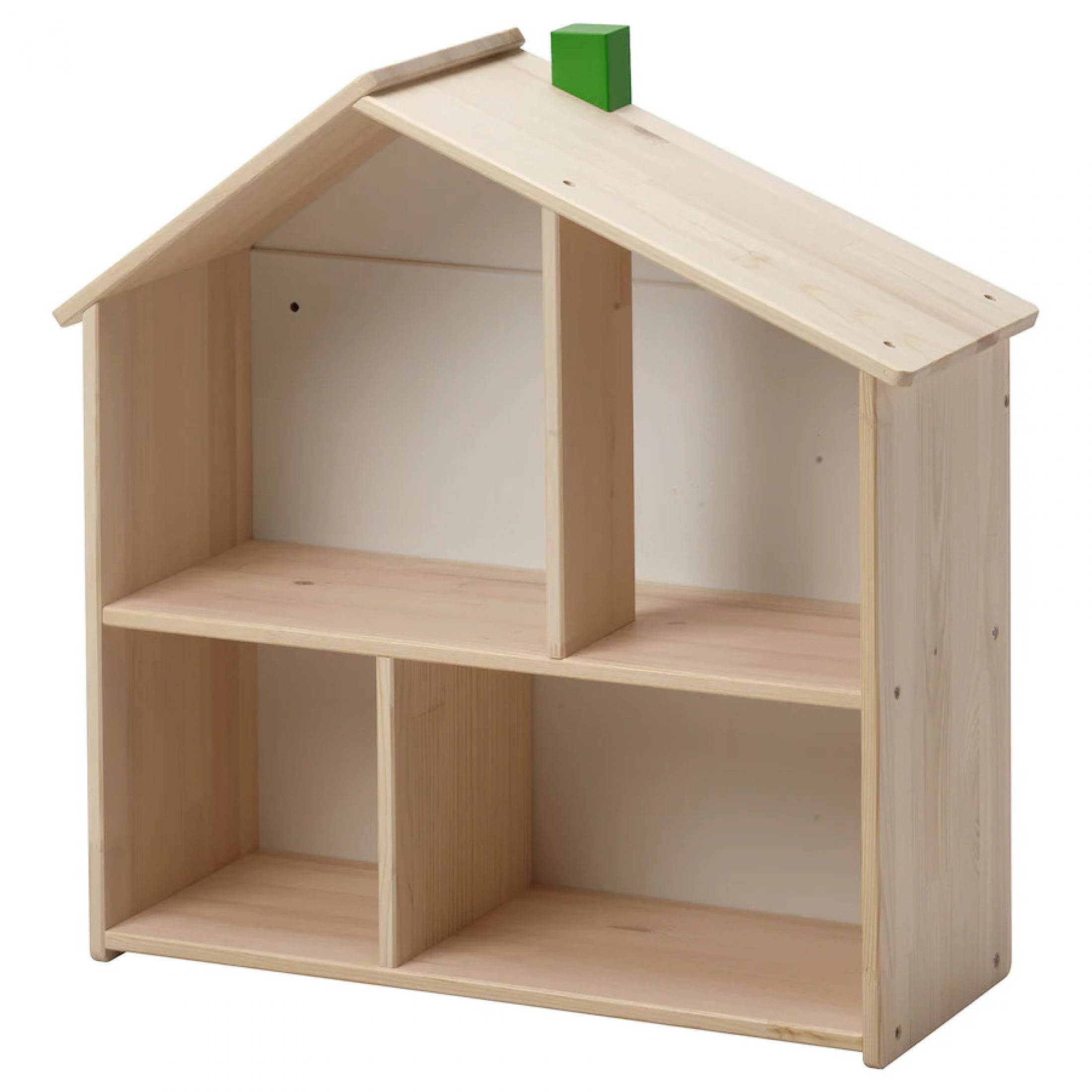 Wooden House-ShapedFigures Cubby Box Display Shelf Doll house/wall ...