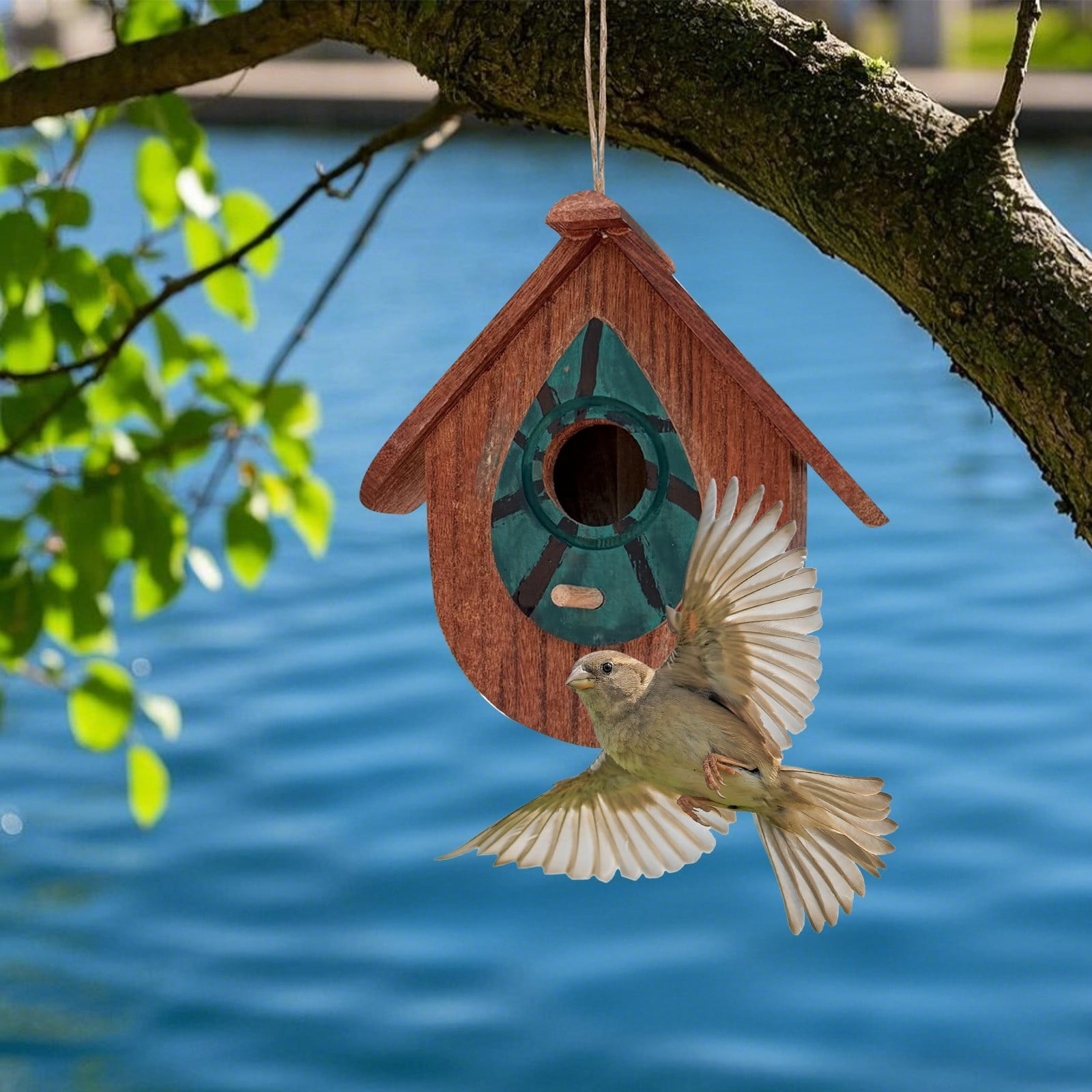 Wooden Hummingbird And Bird Shelter For Your Garden Or Outdoor Space ...