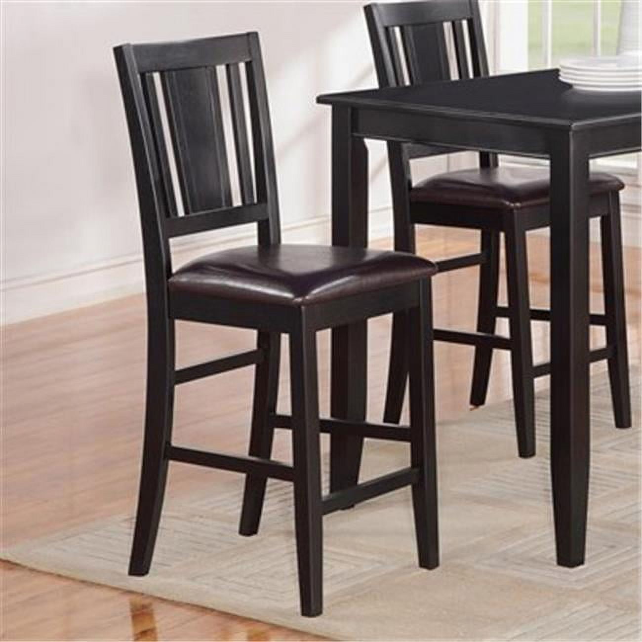Wooden Imports Furniture BU-LC-BLK Buckland Counter Height Chair with ...