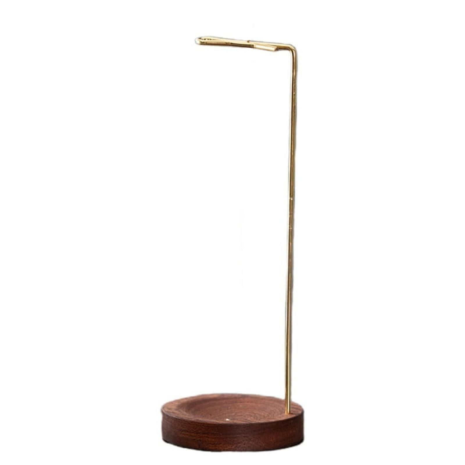 Wooden Incense Holder Upside Down Incense Holder with Brass Stand ...