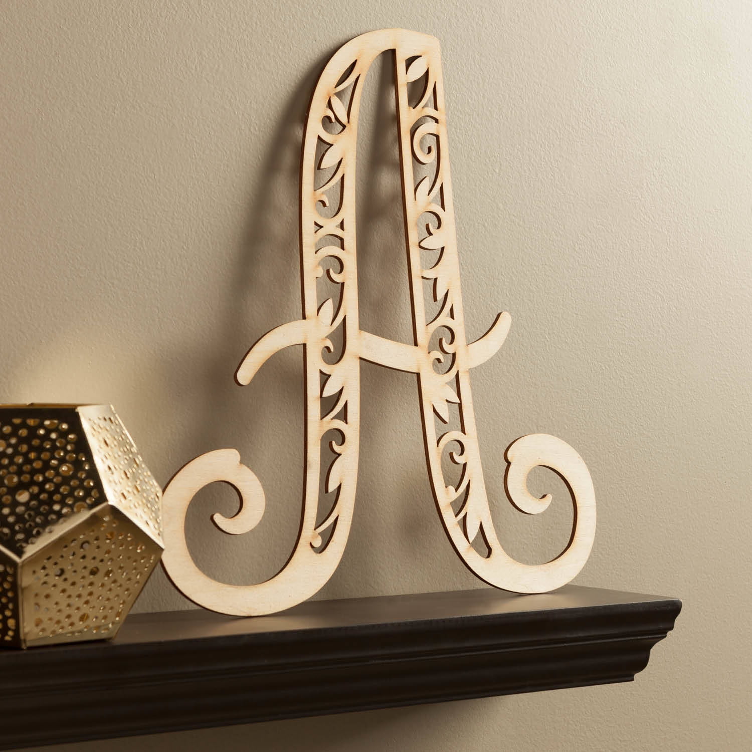 Wooden Initials - Personalized 9 Inch Wood Letter - Walmart.com