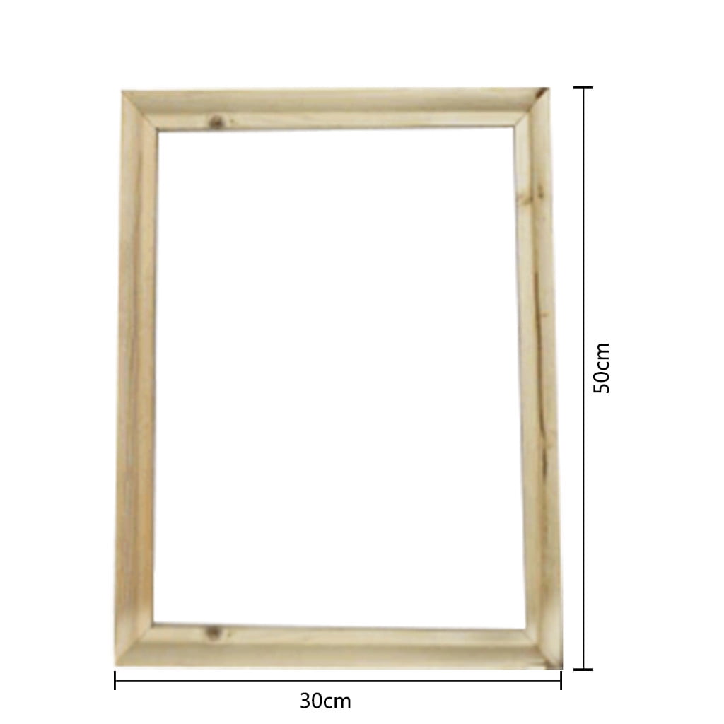 Wooden Inner Frame for Canvas Oil Paintings, DIY Stretcher Frame Kit ...