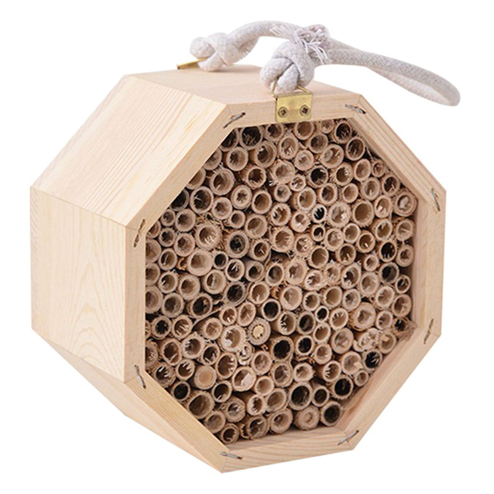 Wooden Insect Bee Bug House Natural Eco-Friendly Wood Hotel Garden Nest ...