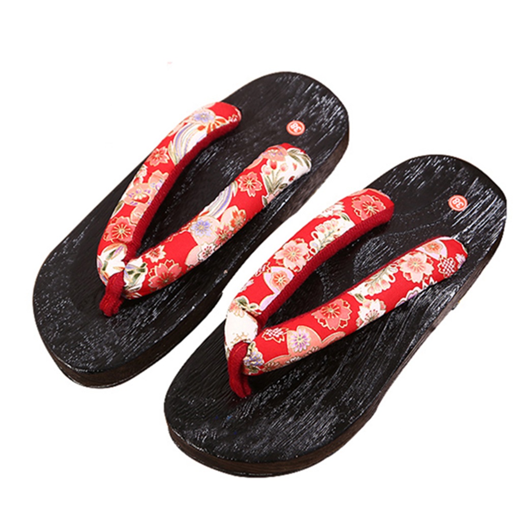 Wooden Japanese Sandals Geta Clog Sandals Wooden Geta Slippers Japanese ...