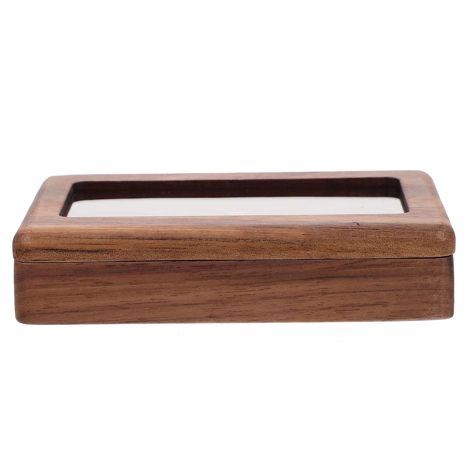 Wooden Jewelry Trinket Case Display Box Small Boxes Accessories Heart ...