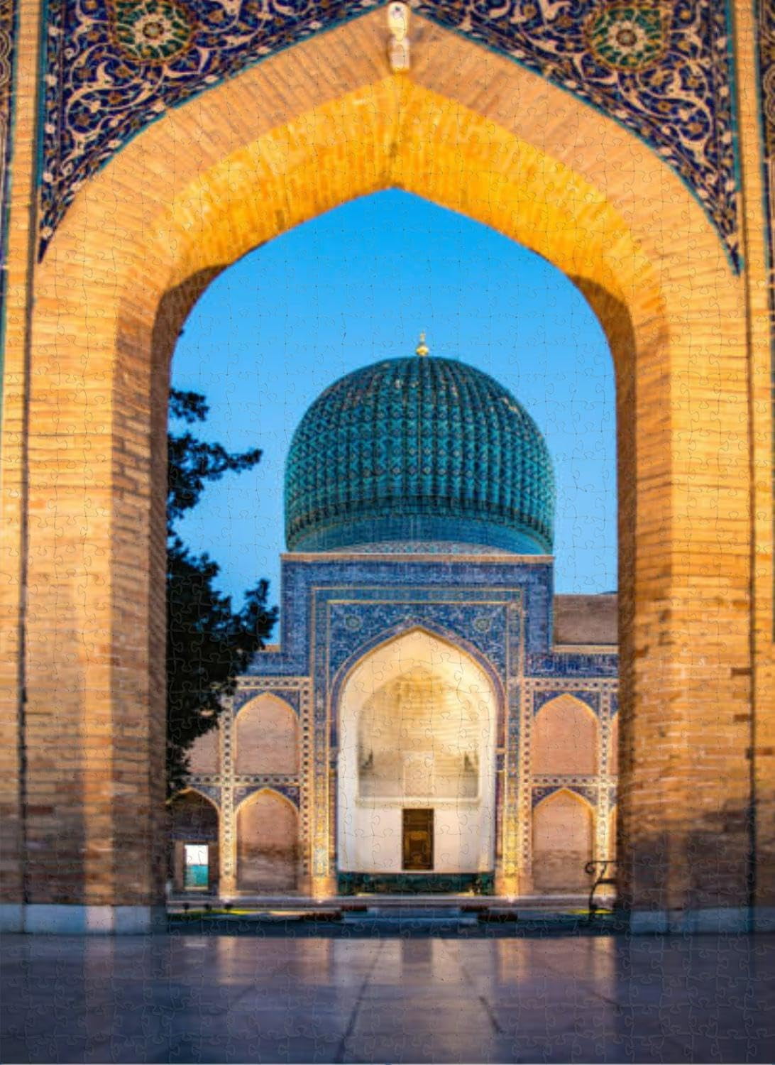 Wooden Jigsaw Puzzle 1000 Piece Adult Puzzle Madrassa Samarkand ...
