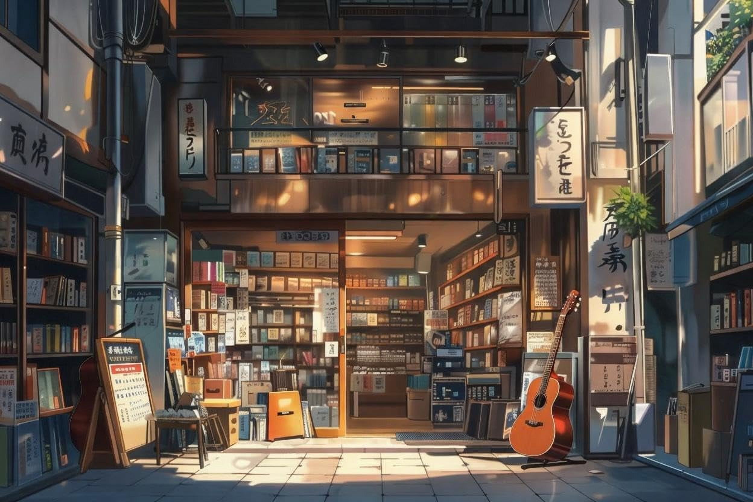 Wooden Jigsaw Puzzle 500 Piece Benjamin's Music Store Anime Wooden ...