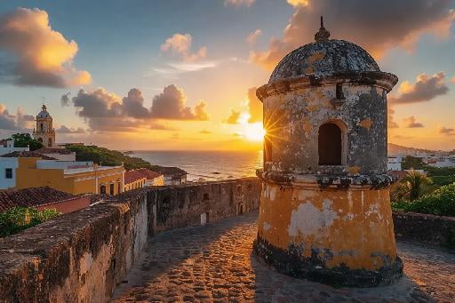 Wooden Jigsaw Puzzle 500 Pieces for Adults Turret Along Old san Juan ...