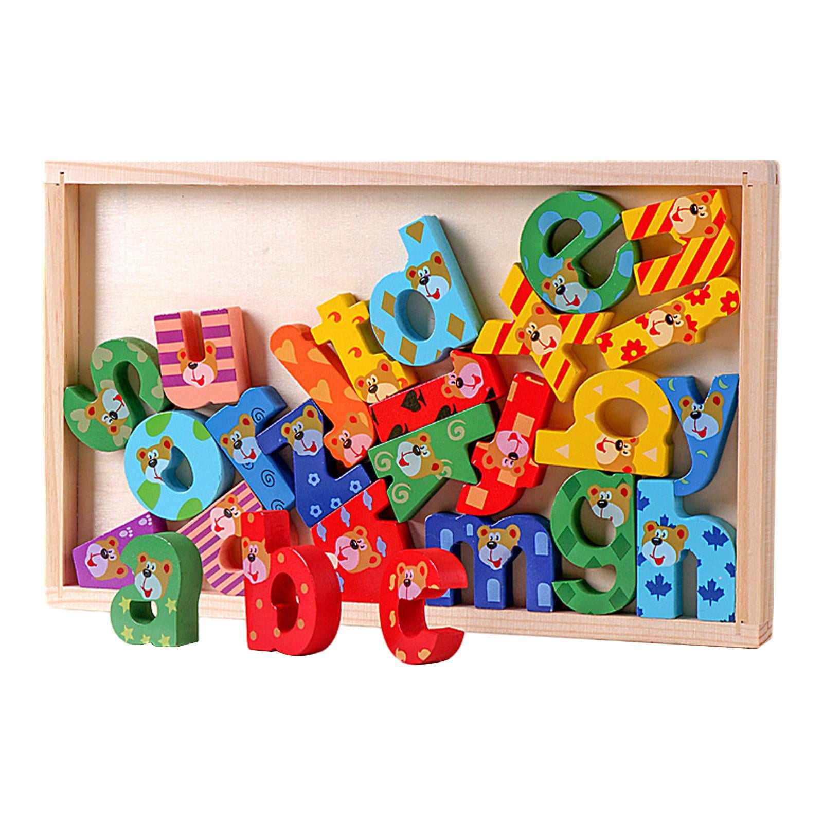 Wooden Jigsaw Puzzle Basic Skills for Children 4 5 6 Year Old Boys and ...