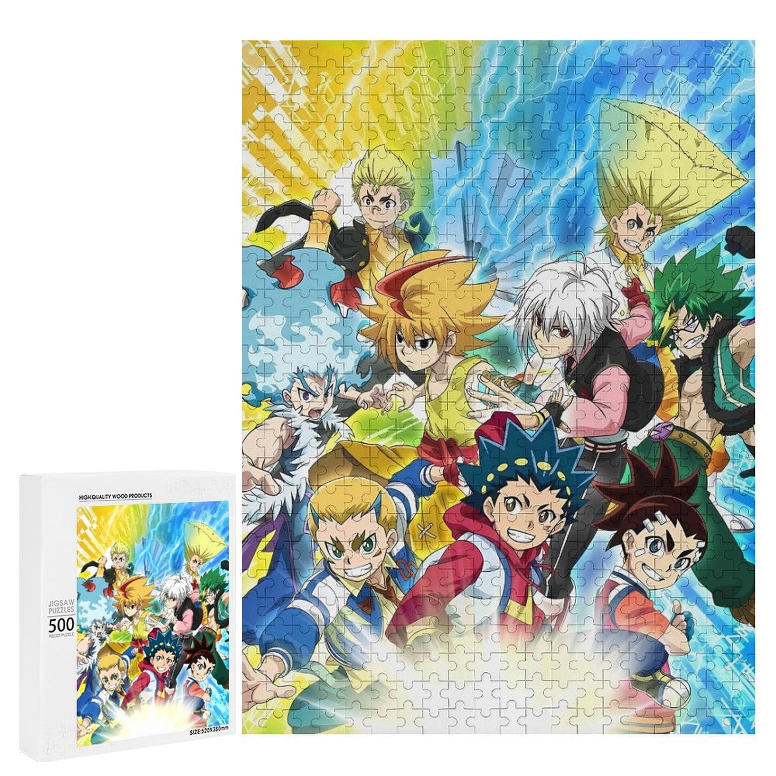 Wooden Jigsaw Puzzle Beyblade Burst Turbo Jigsaw Puzzle Kids Adult ...