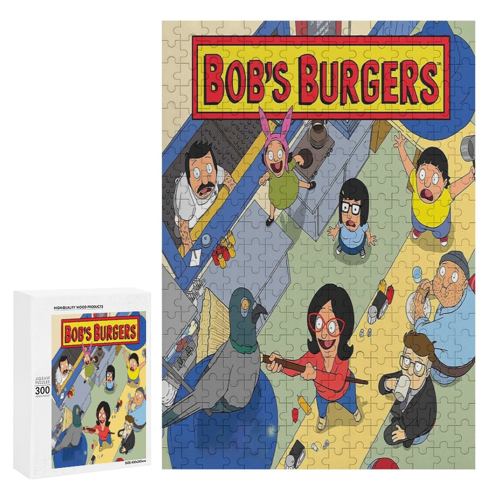 Wooden Jigsaw Puzzle Bob'S Burgers Jigsaw Puzzle Kids Adult–Interesting ...