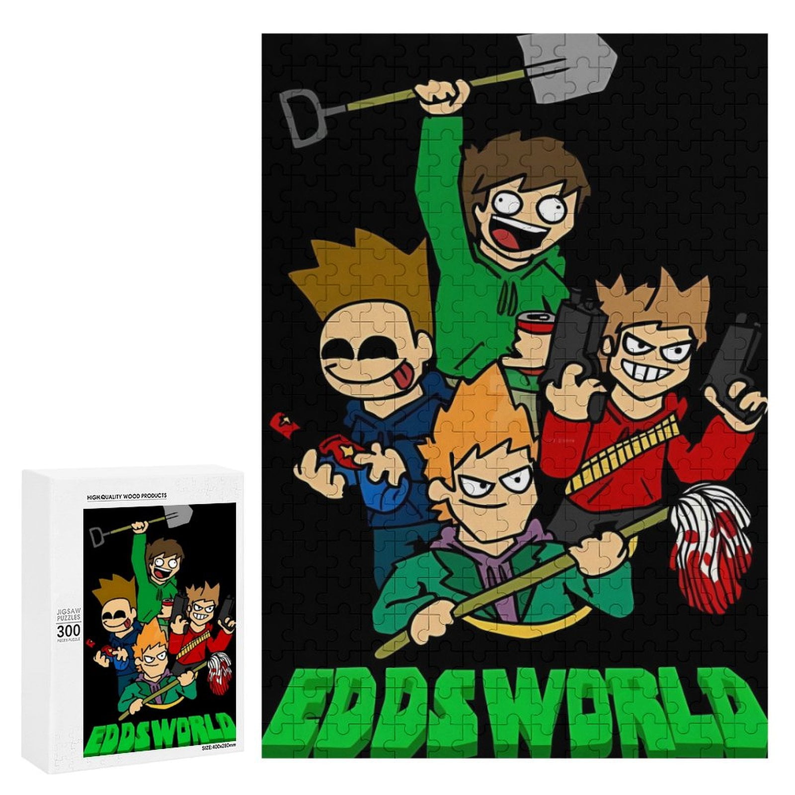 Wooden Jigsaw Puzzle Edds World Jigsaw Puzzle Kids Adult–Interesting Home Entertainment Jigsaw ...