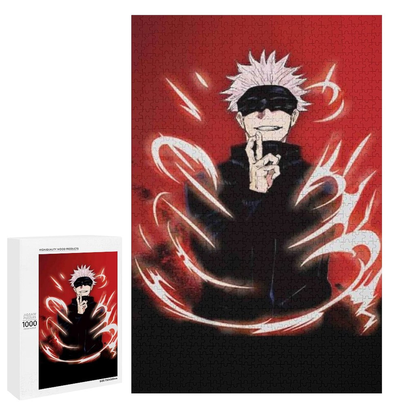 Wooden Jigsaw Puzzle Gojo Satoru Jigsaw Puzzle Kids Adult–Interesting ...
