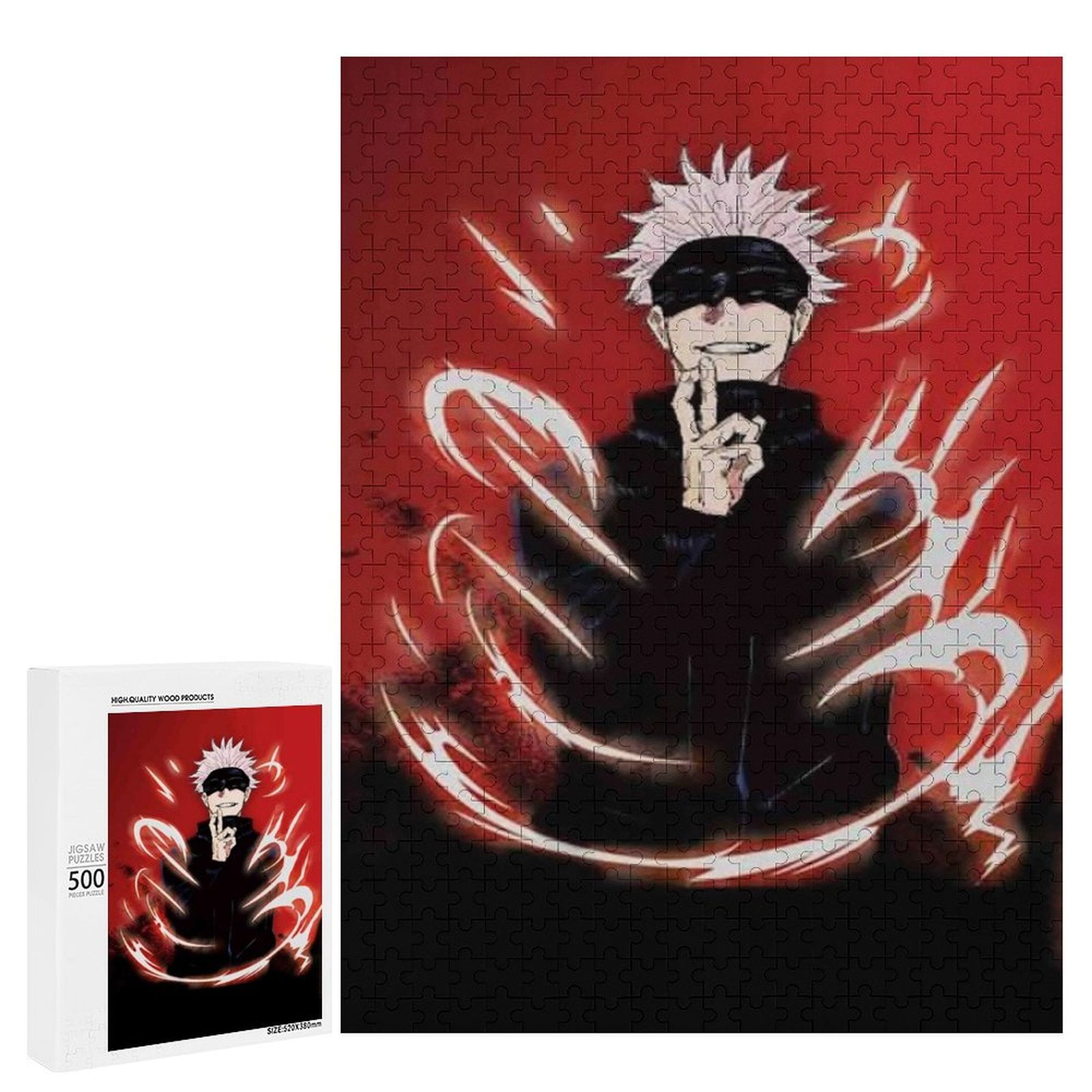 Wooden Jigsaw Puzzle Gojo Satoru Jigsaw Puzzle Kids Adult–Interesting ...