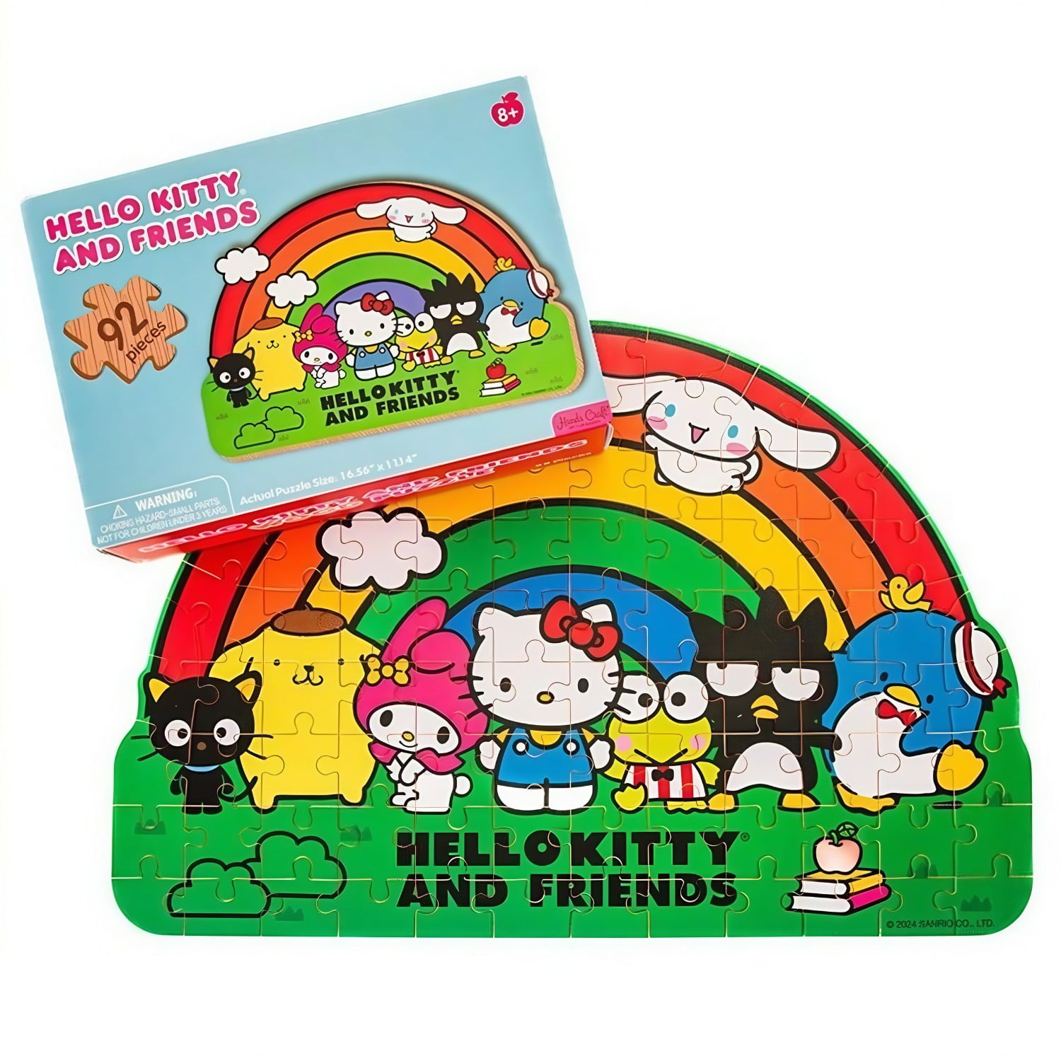 Wooden Jigsaw Puzzle Hello Kitty and Friends Rainbow 92pcs - Walmart.com
