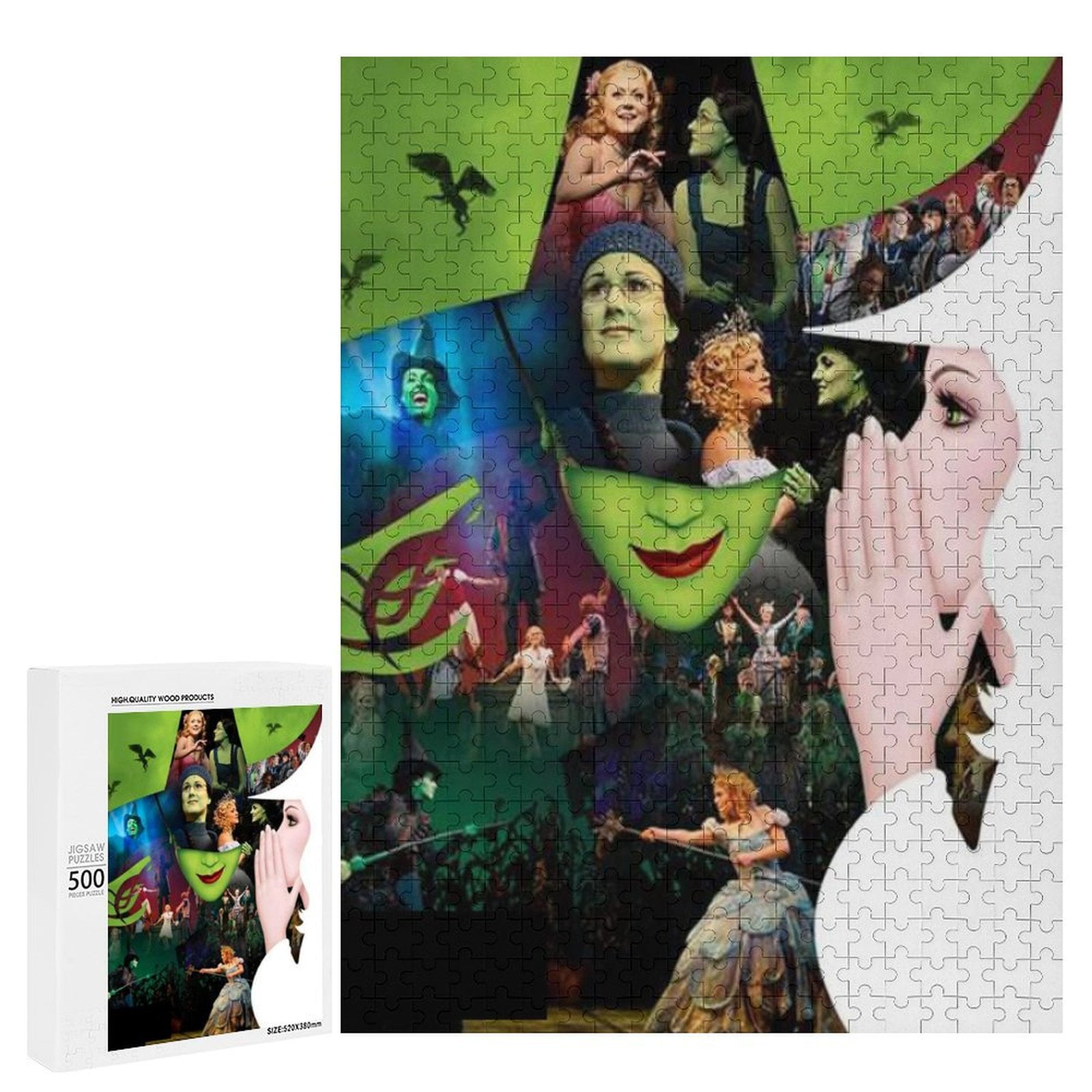 Wooden Jigsaw Puzzle Movie Musical For Boys Girls Kids Educational Living Room Decoration Toy ...