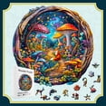 Wooden Jigsaw Puzzle for Adults & Kids, Art Shaped Puzzle with Unique ...