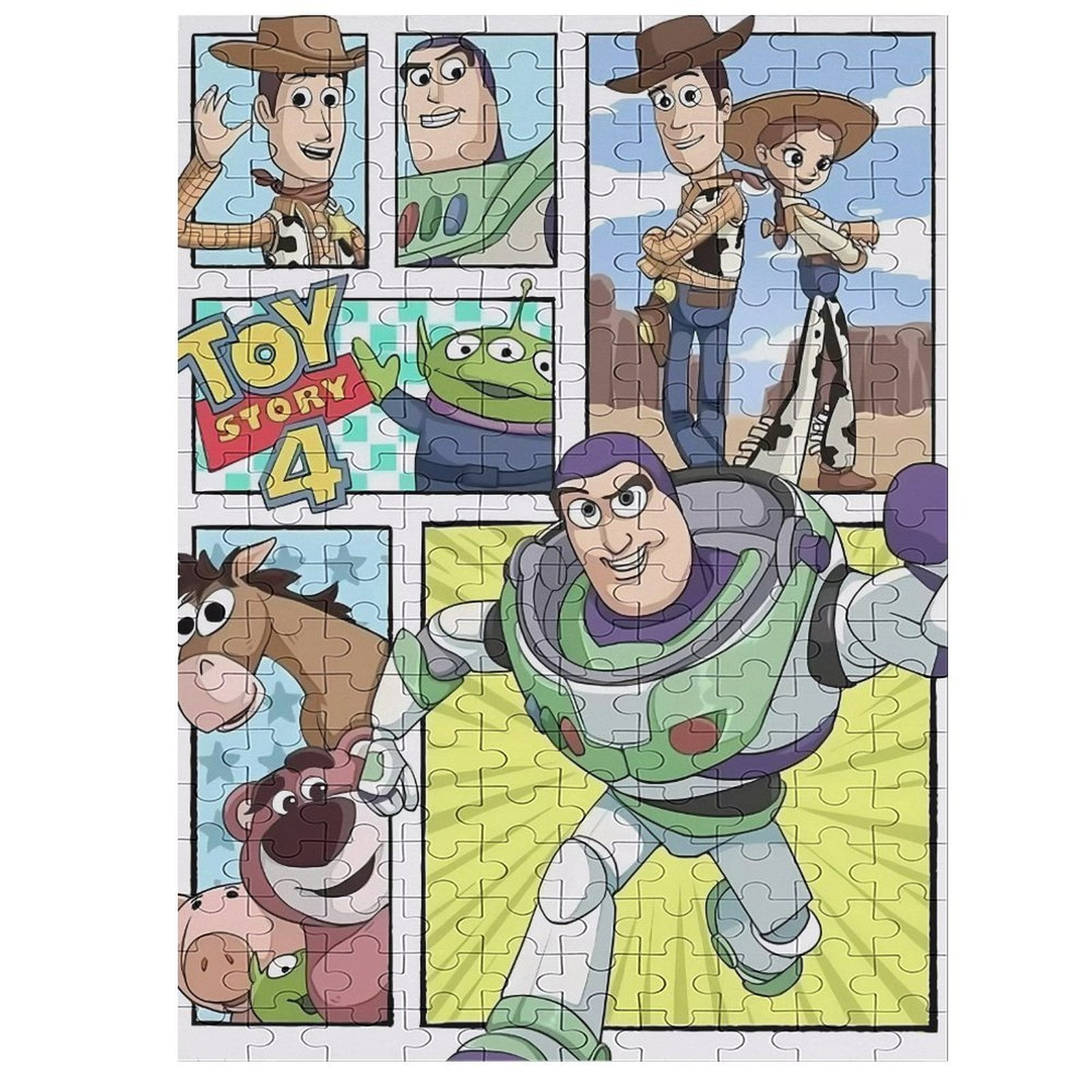 Wooden Jigsaw Puzzles 200 PCS Cute Cartoon TOY STORY Puzzle Leisure for ...