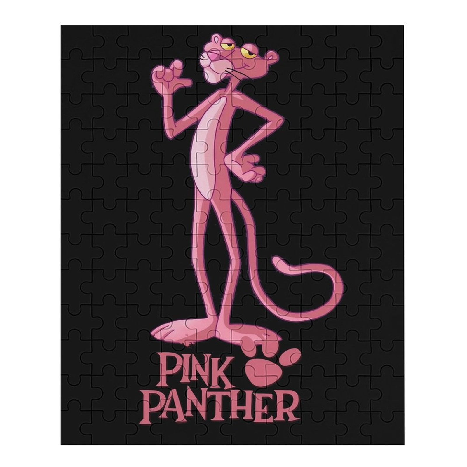 Wooden Jigsaw Puzzles 70 PCS Cute Cartoon Pink Panther Puzzle Leisure ...