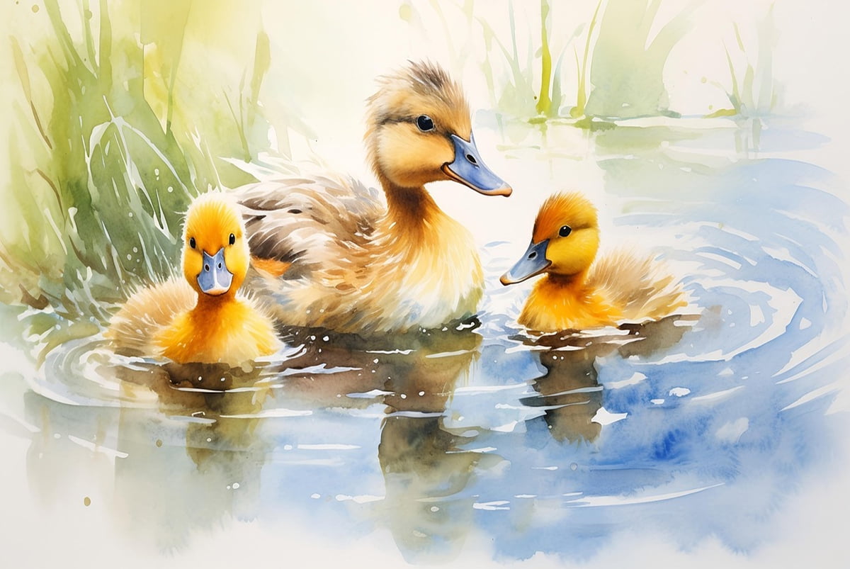 Wooden Jigsaw Puzzles for Adults 1000 Piece Duck Ducklings Challenging ...