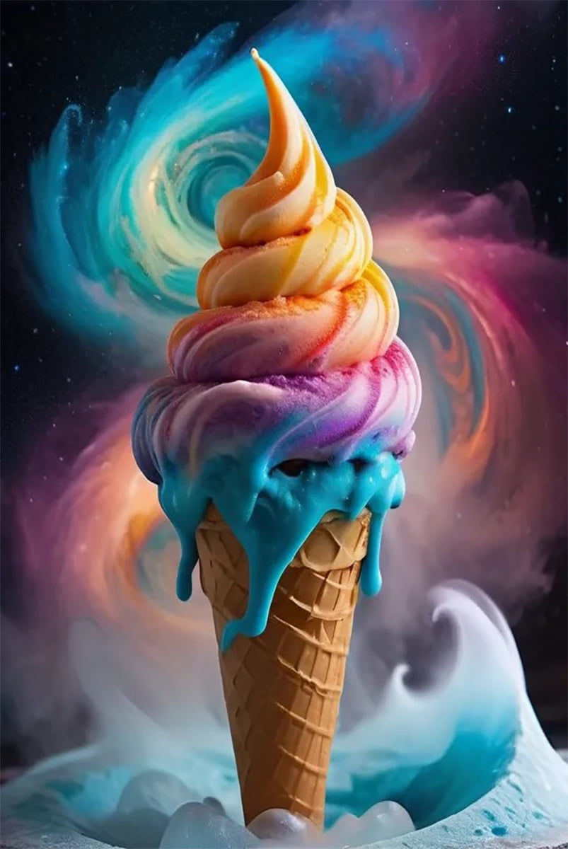 Wooden Jigsaw Puzzles for Adults 1000 Piece Ice Cream Cone Challenging ...