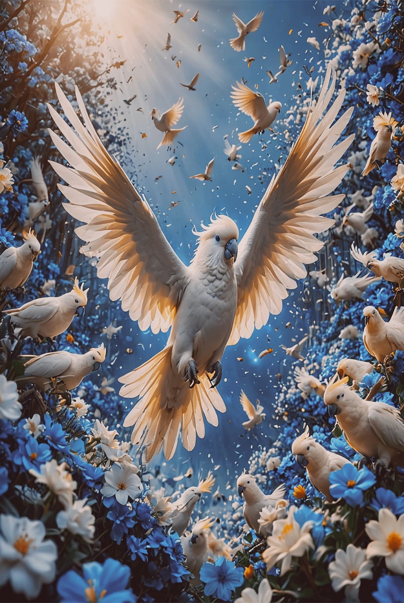 Wooden Jigsaw Puzzles for Adults 300 Piece Cockatoos Birds Challenging ...